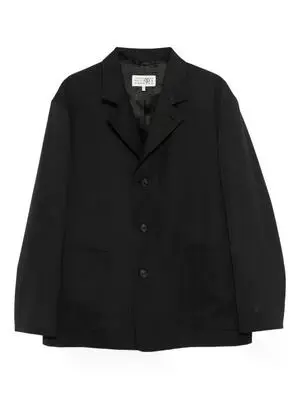 MAISON MARGIELA Single-breasted Blazer - Black