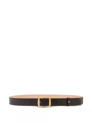 Bally Glen Buckle Leather Belt - Brown