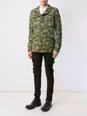 Anrealage Patchwork Cotton Cargo Jacket