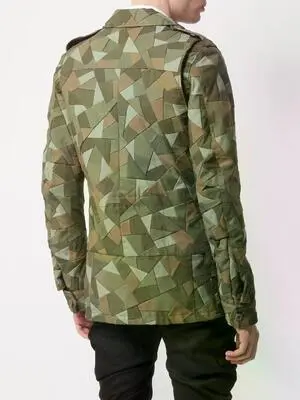 Anrealage Patchwork Cotton Cargo Jacket