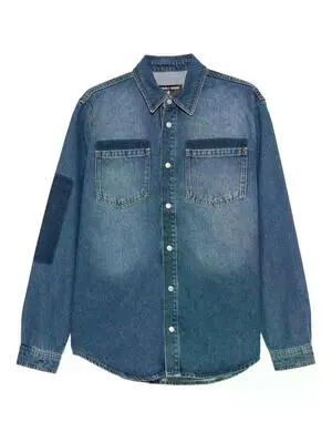 Iceberg Logo-patch Denim Shirt