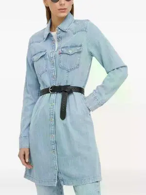 LEVI'S Buttoned Denim Shirt Dress