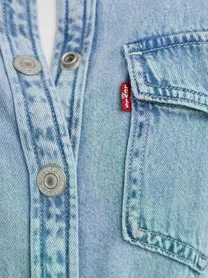 LEVI'S Buttoned Denim Shirt Dress