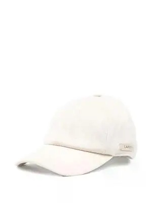 LARDINI Wool Cap - White