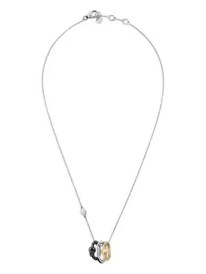 Philipp Plein Pendant-detail Chain Necklace - Silver
