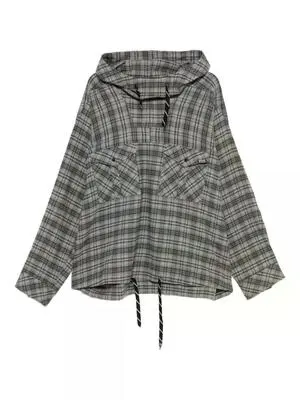 Martine Rose Check-pattern Hoodie