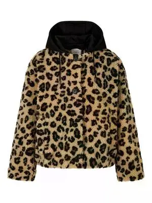 STUDIO TOMBOY Leopard-pattern Hooded Jacket