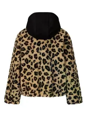 STUDIO TOMBOY Leopard-pattern Hooded Jacket