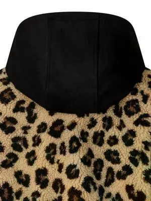 STUDIO TOMBOY Leopard-pattern Hooded Jacket