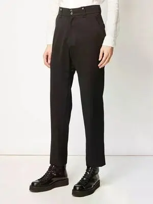 AGANOVICH Straight Wool Trousers
