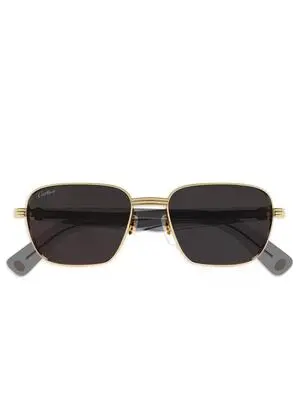 CARTIER Square-frame Sunglasses - Gold