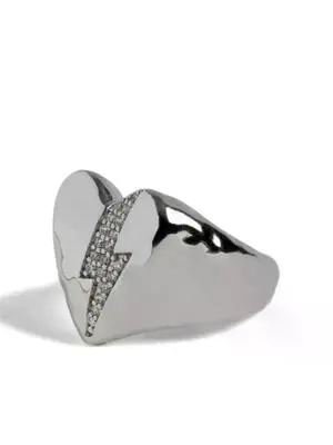 Zadig&Voltaire Heartbreaker Flash Ring - Silver