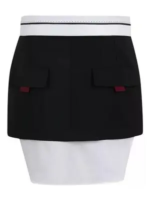 SSHEENA Layered Mini Skirt