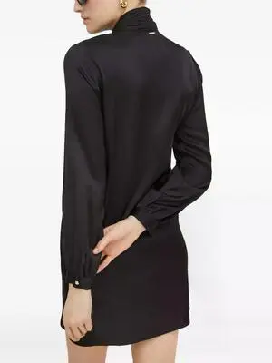 Liu Jo Pleated Tie Mini Dress