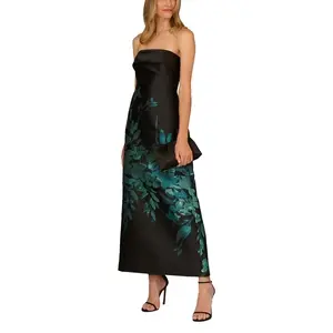 Aidan Mattox Woven Jacquard Gown