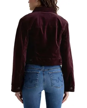 Ag Isa Cropped Trucker Jacket