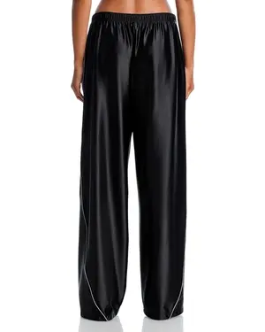 Alexander Wang Mid-rise Trackpants With Reflective Piping