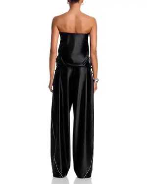 Alexander Wang Mid-rise Trackpants With Reflective Piping