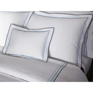 MATOUK Axel Flat Sheet, Twin - Azure
