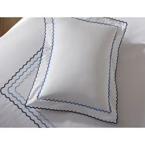 MATOUK Axel Flat Sheet, Twin - Azure
