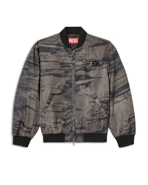 DIESEL® J-kepes-dlbz Printed Bomber Jacket