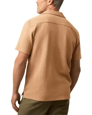 Faherty Brand Oasis Textured Camp Shirt
