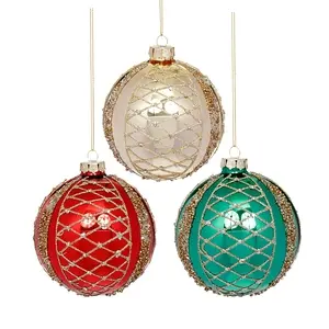 MARK ROBERTS Net Ball Ornaments, Set Of 6 - No Color