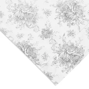 BEDFORD LANE Petite Toile De Joie Percale Sheet Set, Twin