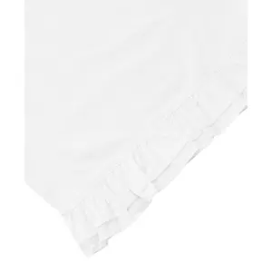 BEDFORD LANE Double Ruffle Percale Sheet Set, California King