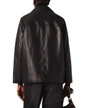 Maje Voya Leather Jacket
