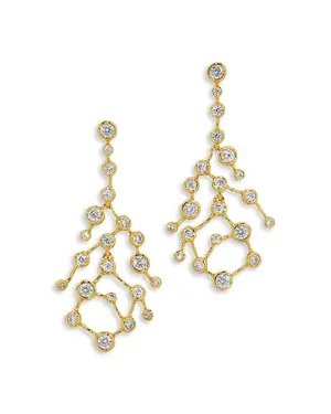 Alexis Bittar Celestial Statement Earrings - Gold/crystals
