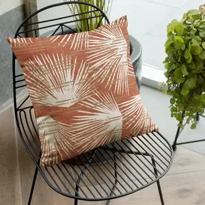 NOHO HOME Loulu Square Pillow Cover - Orange Sun