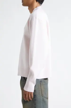 Jacquemus Le Cardigan Doppio Merino Wool-blend Cardigan - Light Pink