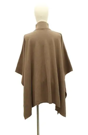 ALLSAINTS Zip-up Poncho - Pine Bark Brown