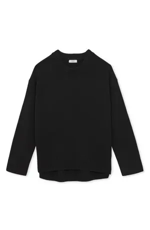 REISS Ella Wool & Cashmere Sweater - Black