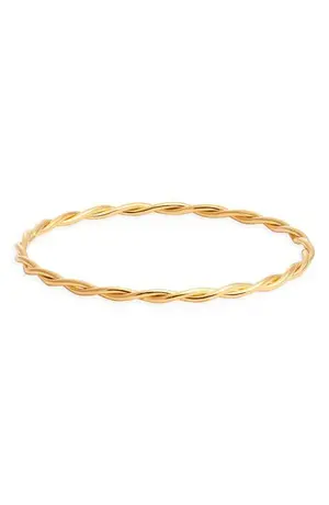 KIARA BY KI-ELE Danielle Twist Bangle Bracelet - Gold