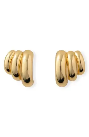 Éliou Tripla Drop Earrings - Gold Plated