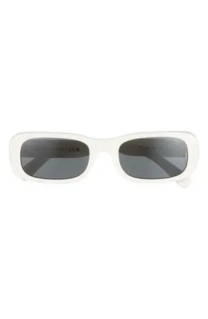 Miu Miu 53mm Rectangular Sunglasses - Dark Grey