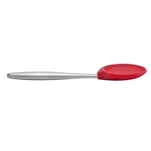 CUISIPRO 8-inch Silicone Piccolo Solid Spoon - Red