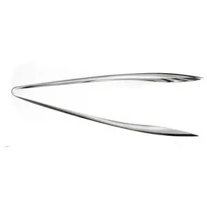 CUISIPRO 7 Inch Tempo Ice Tongs - Silver