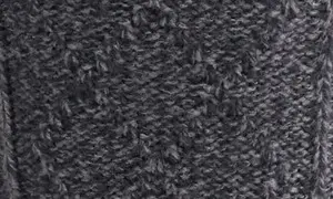 Nordstrom Cable Crew Socks - Charcoal Heather