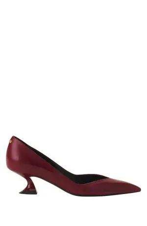 LANVIN Midnight Step Leather Pumps