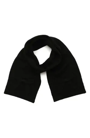 Kate Spade New York Bow Trim Scarf - Black