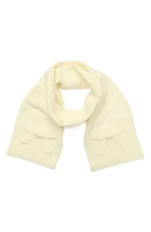 Kate Spade New York Bow Trim Scarf - Cream