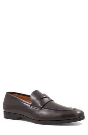 Bruno Magli Flex Apron Toe Penny Loafer - Brown