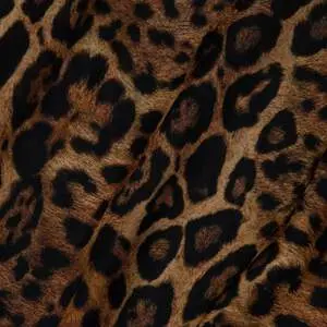 L'Agence Geraldine Cover-up Pants - Brown Multi Patch Leopard