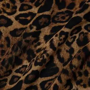 L'Agence Klaire Leopard Print Cover-up Skirt