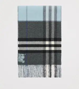 Burberry Cashmere Contrast Check Scarf