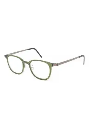 LINDBERG Round-frame Eyeglasses - Silver