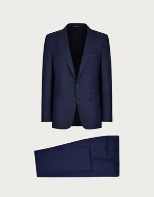 Canali Capri Wool Suit - Blue